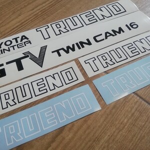 AE86 Corolla GTV - Fits Trueno Twin Cam 16 Sprinter - Sticker ...