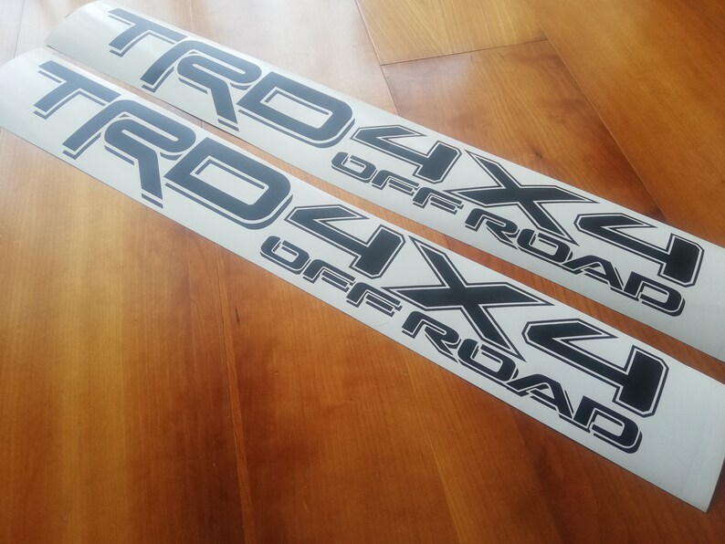 4x4 TRD Bedside Decals Pick-up - off Road - Fits Tacoma Tundra ...