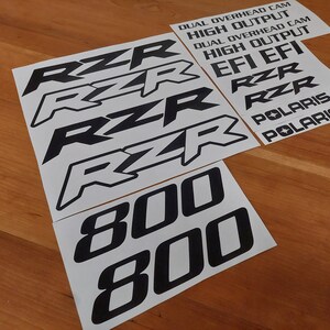 RZR Logo Sticker Kit - Fits RZR EFI 800 900 1000 - Decal Kit - Etsy