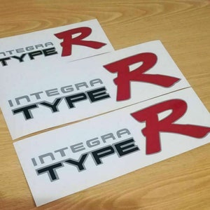 Integra DC2 Type R Fits DC2 B18 Reproduction Side Decal / - Etsy