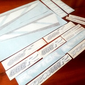 Raptor 660 YFM 660R Quad Decals 4x4 ATV Fits Yamaha Sticker Kit - Etsy