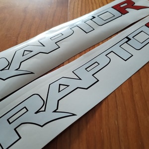 Aftermarket Red "r" Side Decals Pick-up - 4x4 off Road - Fits Raptor ...