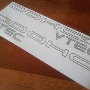 EF Civic CRX Side Sticker - 88-91 - DOHC Pgmfi Vtec Decal - Fits Civic ...