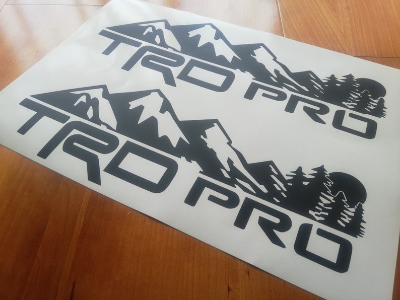 Pro TRD Bedside Decals Pick-up - off Road - Fits Tacoma Tundra ...