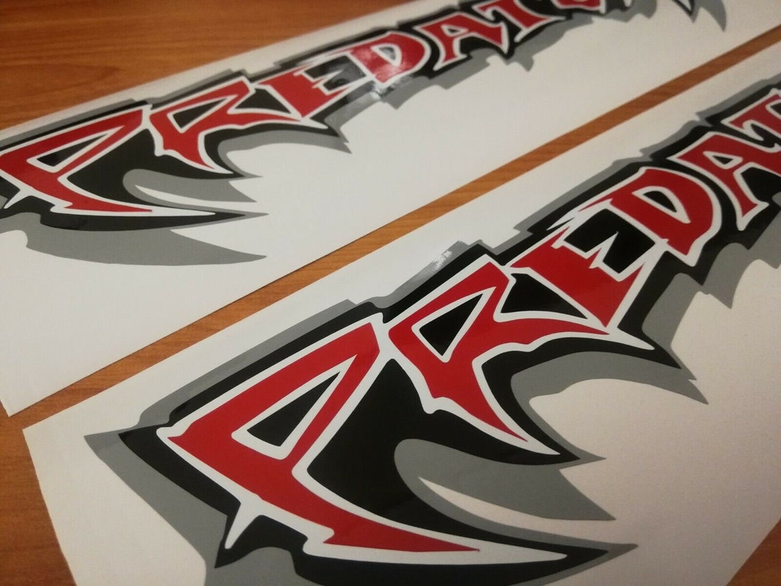 Predator 2x Side Decals 4x4 ATV Fits Polaris Decals / - Etsy