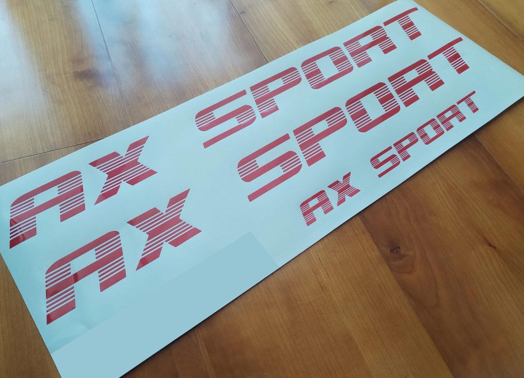 AX Sport Side Rear Sticker Kit - Fits AX Sport - Replacement Decal Kit ...