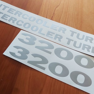 Decals Pajero Intercooler Turbo 3200 - Fits Mitsubishi - Reproduction ...