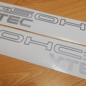 EF Civic CRX Side Sticker - 88-91 - SOHC Pgmfi Vtec Decal - Fits Civic ...