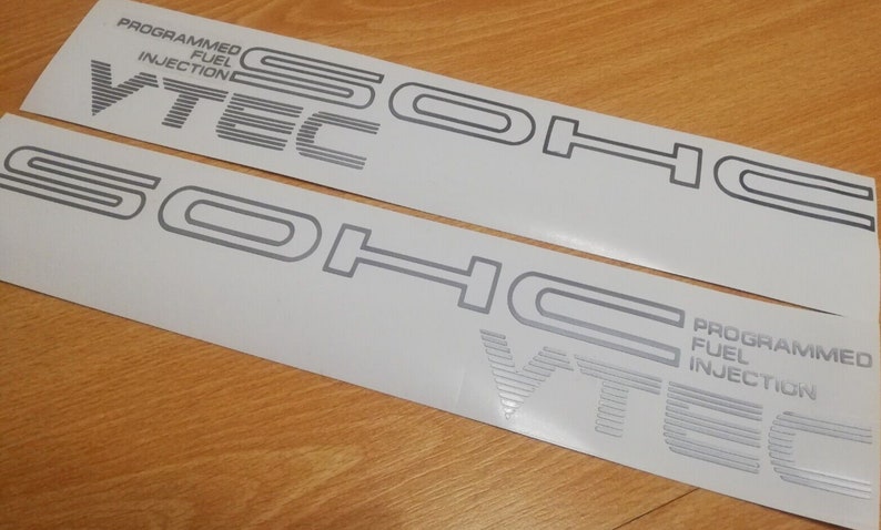 EF Civic CRX Side Sticker 88-91 SOHC Pgmfi Vtec Decal - Etsy