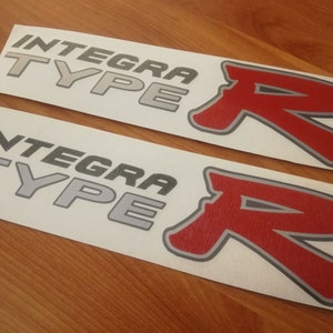 Integra DC5 Type R Decal Fits Integra K20 Reproduction Side Sticker - Etsy