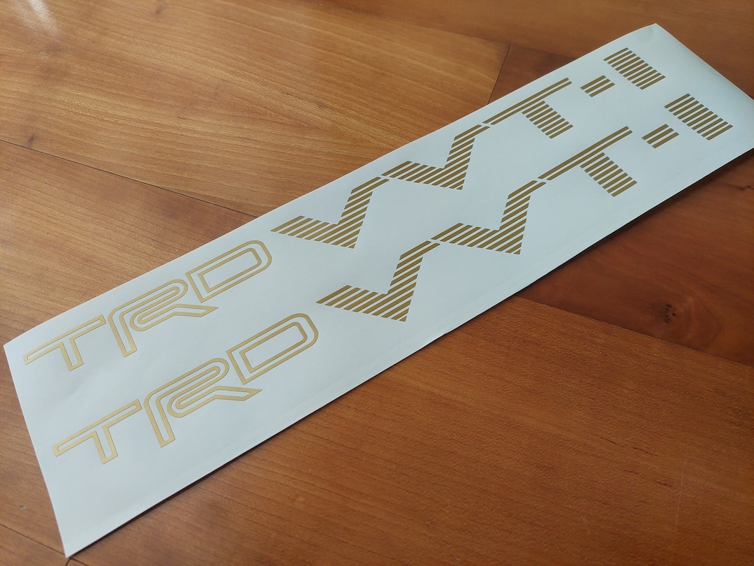 VVTI Side Decals - Fits TRD Dohc Vvt-i Corolla Yaris Scion GT86 Auris ...