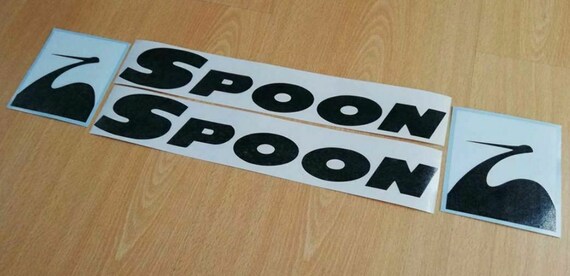 2x Spoon Reproduction Side Door Decal JDM Fits Civic - Etsy