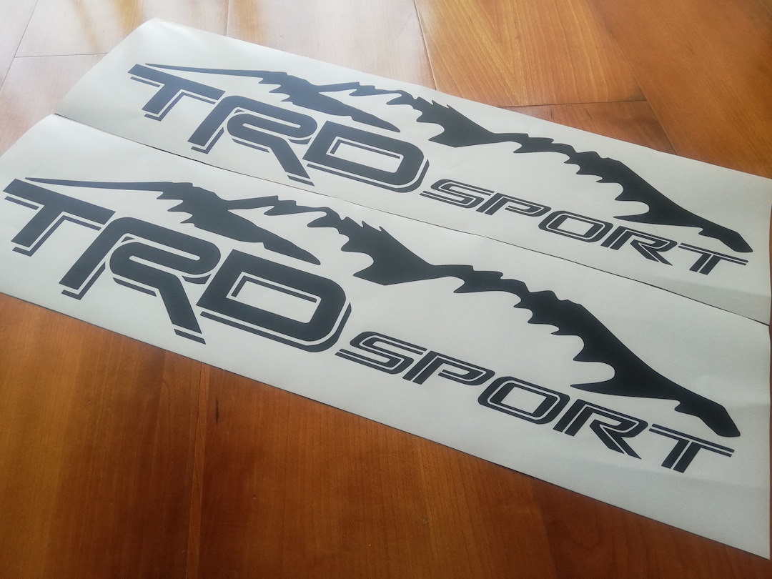 Sport TRD Bedside Decals Pick-up - off Road - Fits Tacoma Tundra ...