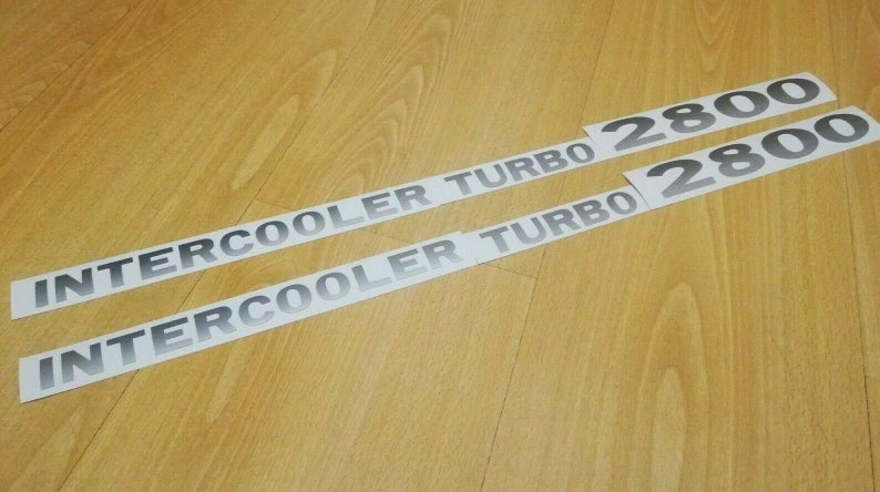 Decals Pajero Intercooler Turbo 2800 - Fits Mitsubishi - Reproduction ...