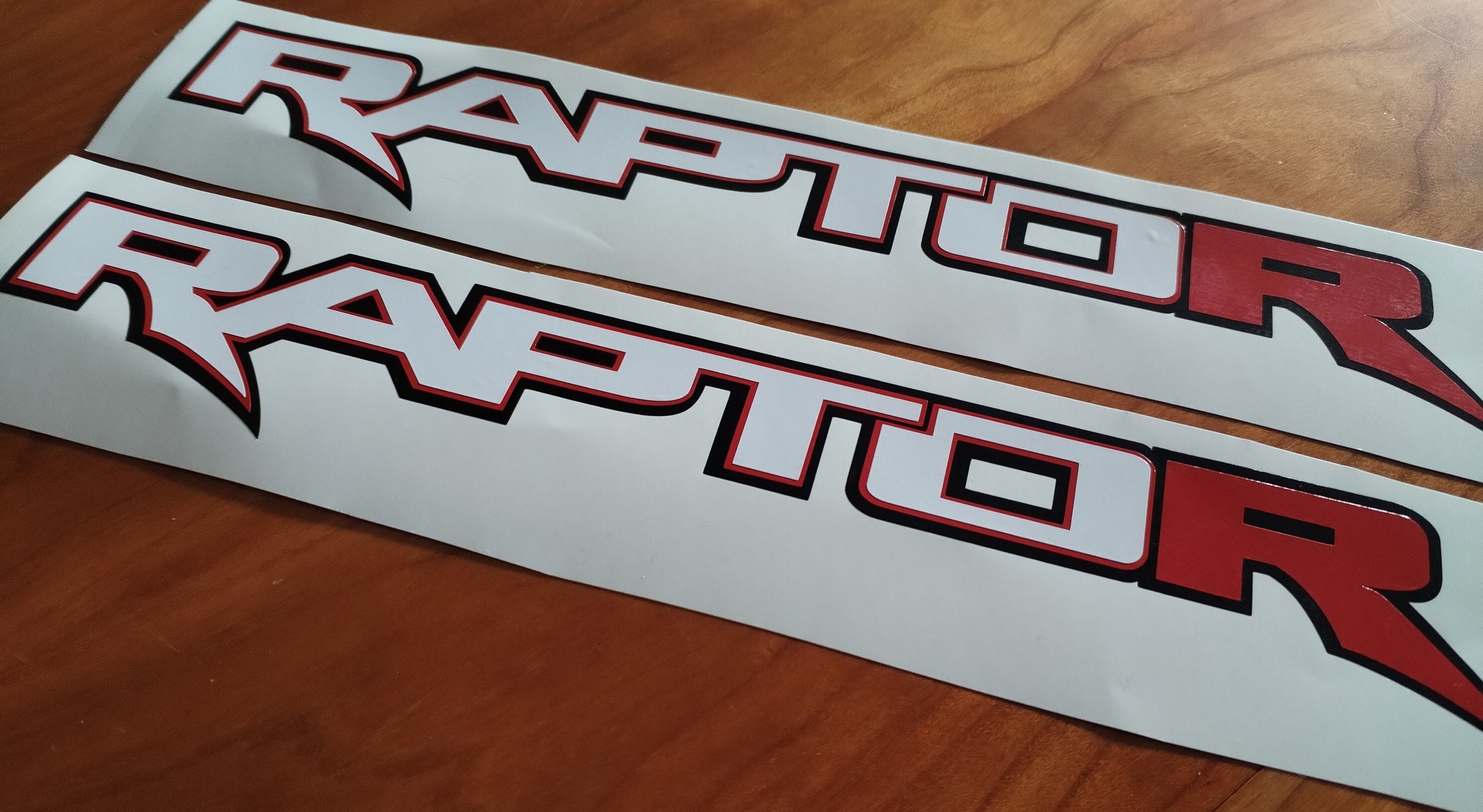 Aftermarket Red "r" Side Decals Pick-up - 4x4 off Road - Fits Raptor ...