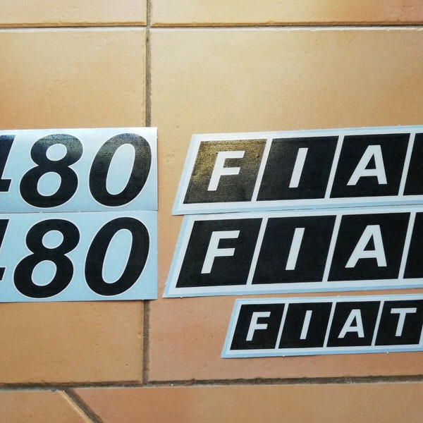Fiat Tractor Decals - Etsy