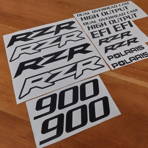 RZR Logo Sticker Kit - Fits RZR EFI 800 900 1000 - Decal Kit - Etsy