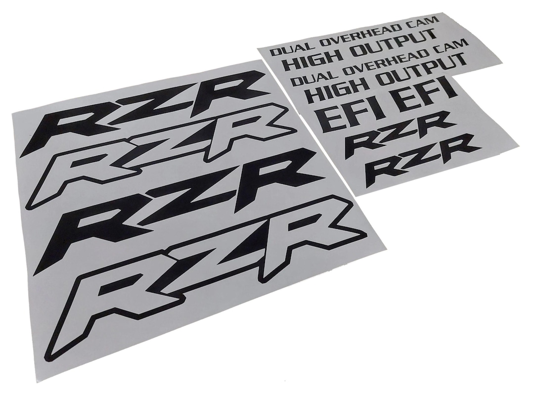 RZR Logo Sticker Kit - Fits RZR EFI 800 900 1000 - Decal Kit - Etsy