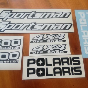Sportsman Magnum Scrambler Sticker Fits Polaris 500 4x4 ATV ...