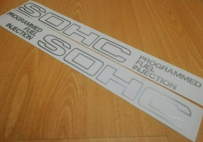 CRX Civic Side Sticker 84-87 SOHC Pgmfi Decal Fits Civic - Etsy