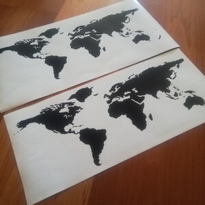Decals World Map - Transalp - Rally Touring - Africa Twin - Motorcycle ...