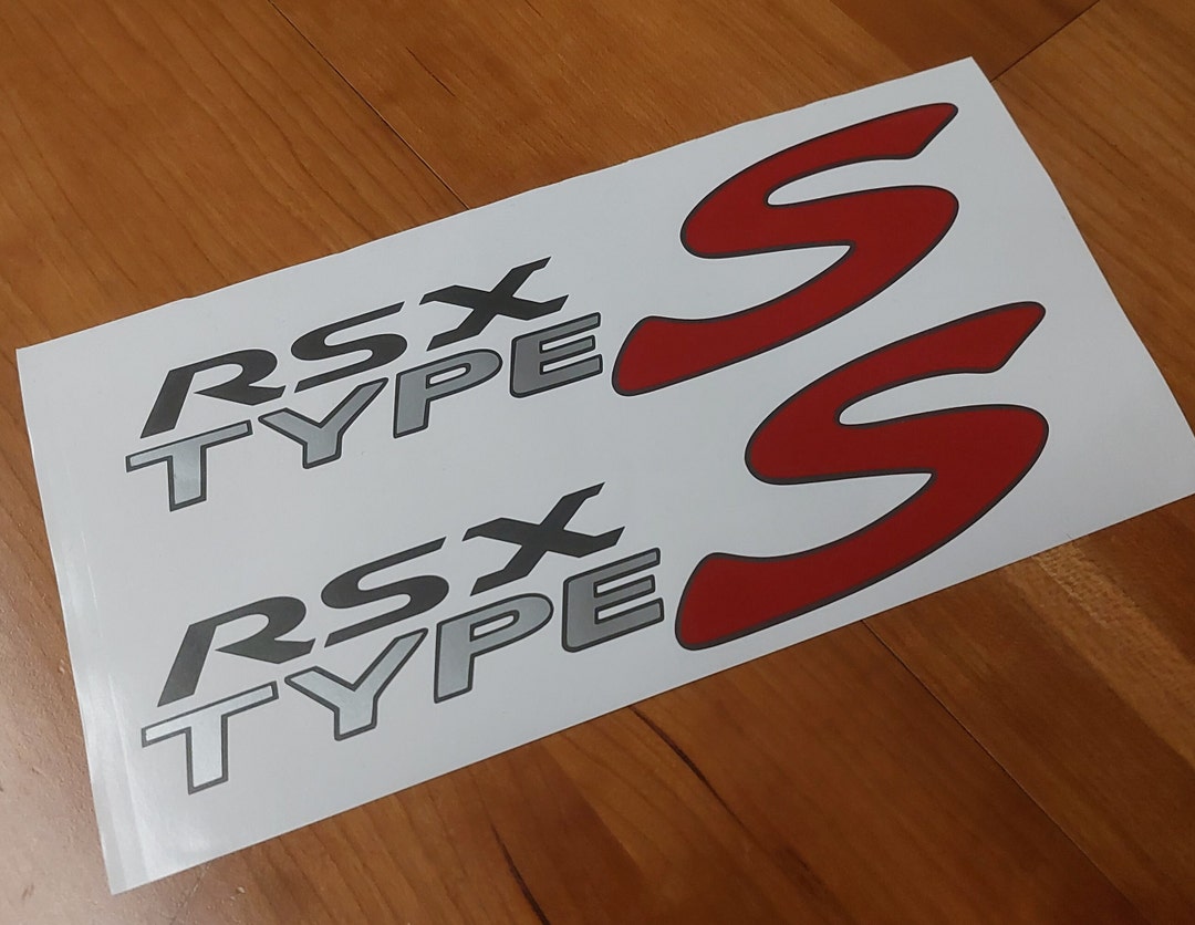 RSX DC5 Type S Decal Fits Integra K20 RSX Reproduction Side Sticker - Etsy