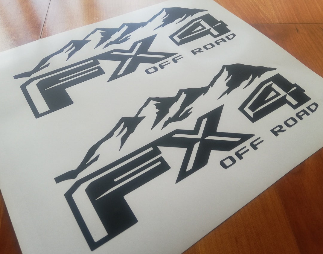 Bedside FX4 Decals Pick-up 4x4 Fits Ranger Maverick F150 F250 F350 F450 ...