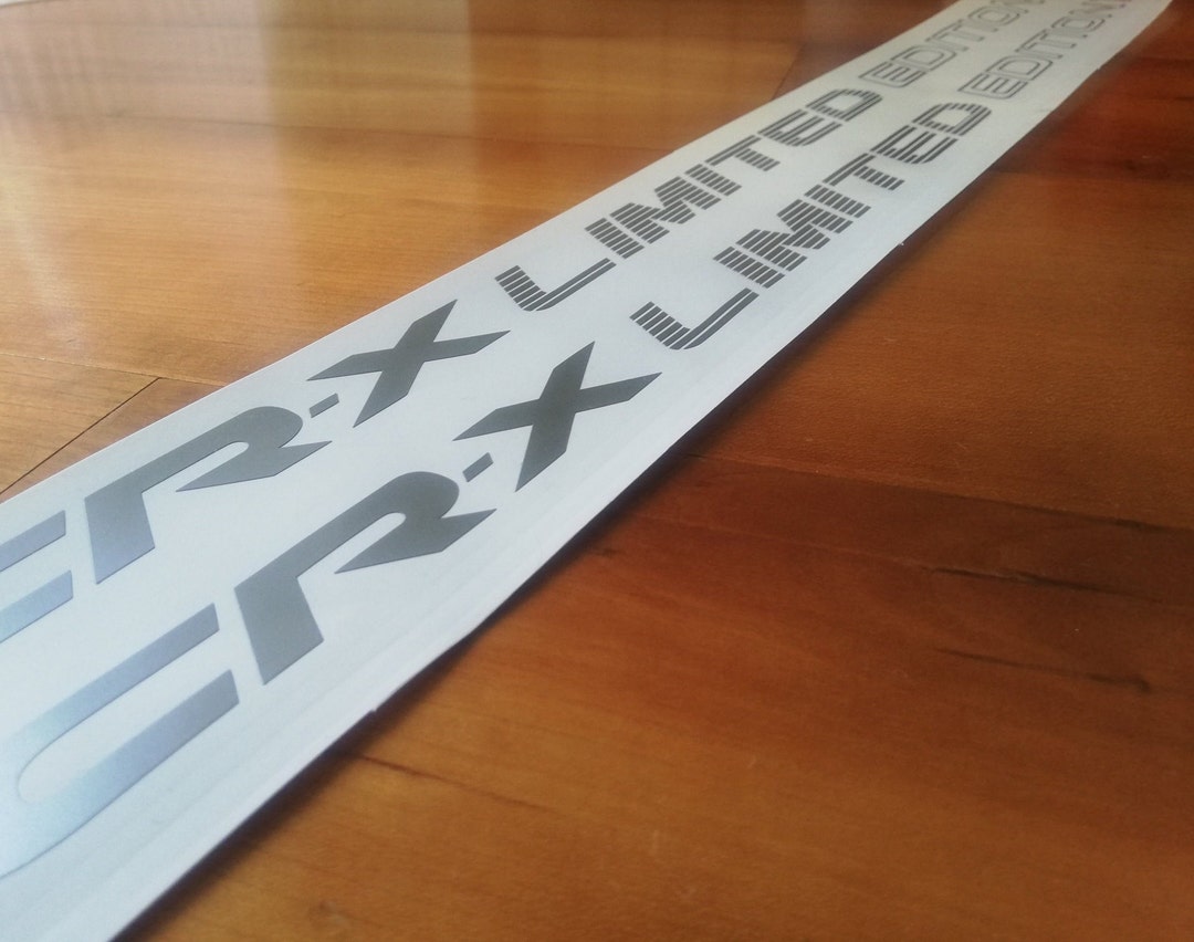 CRX Civic ED9 / EE9 - Limited Edition II Side Stickers- Fits 88-91 D16 ...