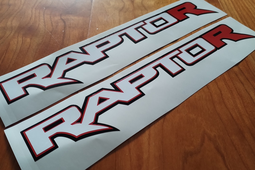 Aftermarket Red "r" Side Decals Pick-up - 4x4 off Road - Fits Raptor ...