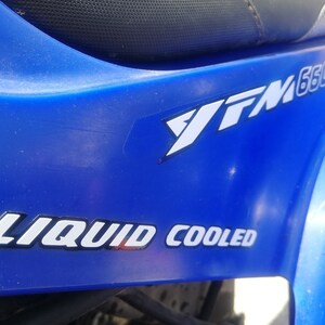 Raptor 660 - YFM 660R Quad Decals - 4x4 ATV - Fits Raptor 660 - Sticker ...
