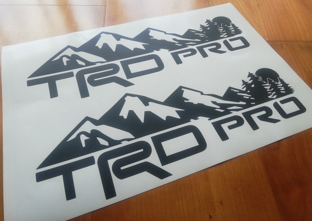 Pro TRD Bedside Decals Pick-up - off Road - Fits Tacoma Tundra ...