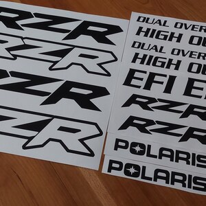 RZR Logo Sticker Kit - Fits RZR EFI 800 900 1000 - Decal Kit - Etsy