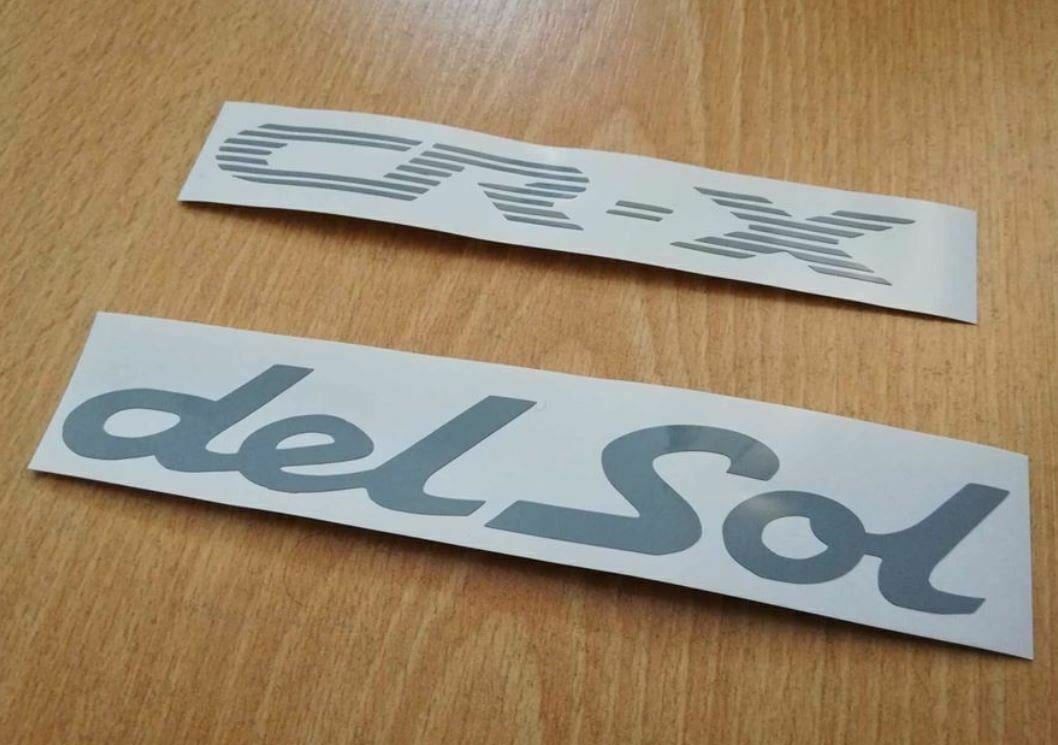 Civic CRX Delsol Vti Stickers Decal Kit Fits Del Sol D - Etsy