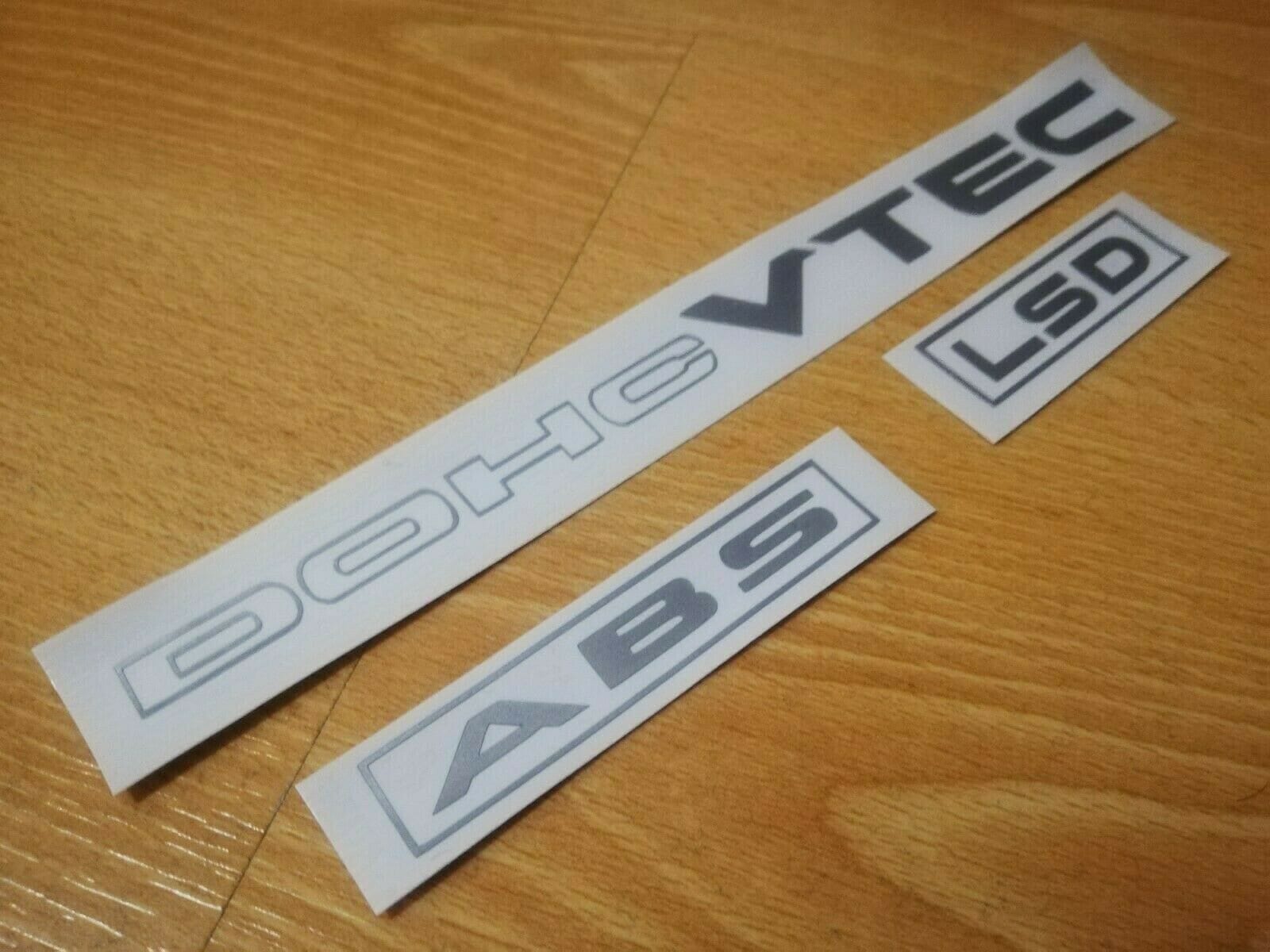 Dohc Vtec LSD ABS Rear Window -fits Integra Civic Type R -EK9 DC2 ...