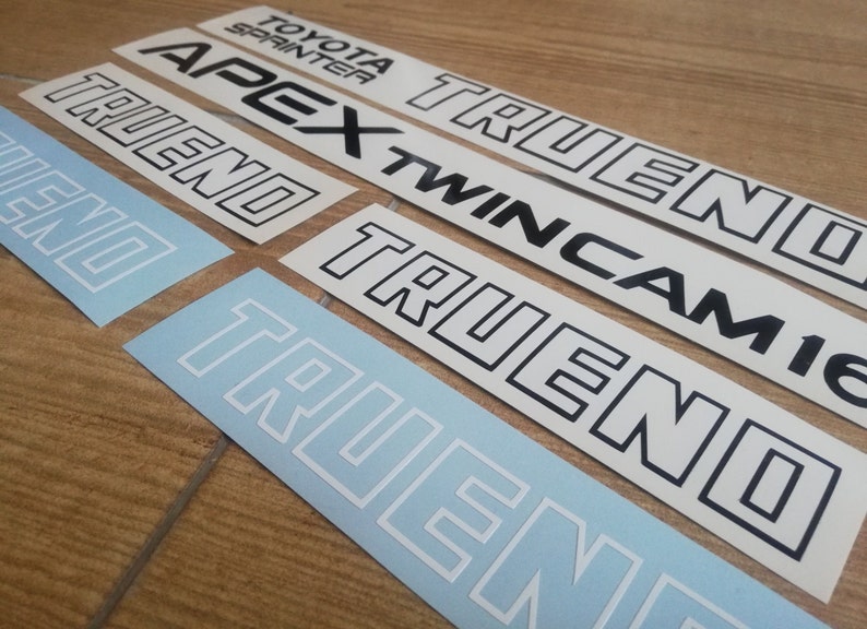 AE86 Corolla Apex - Fits Trueno Twin Cam 16 Sprinter - Sticker ...
