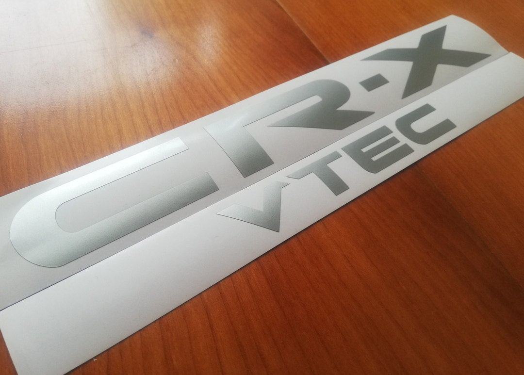 CR-X Civic ED9 / EE9 Vtec - Rear Decal Headlight Fits 88-91 CRX D16 B16 ...