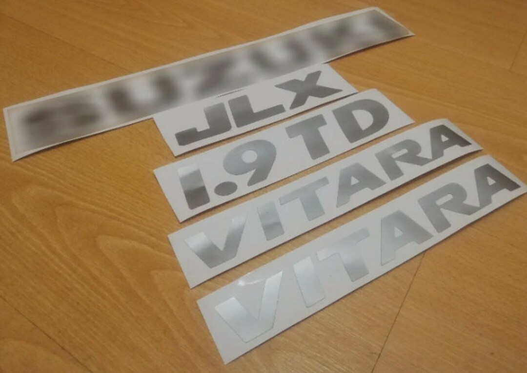 Vitara JLX 1.9 TD Rear Side Decals fits Vitara Samurai Reproduction ...