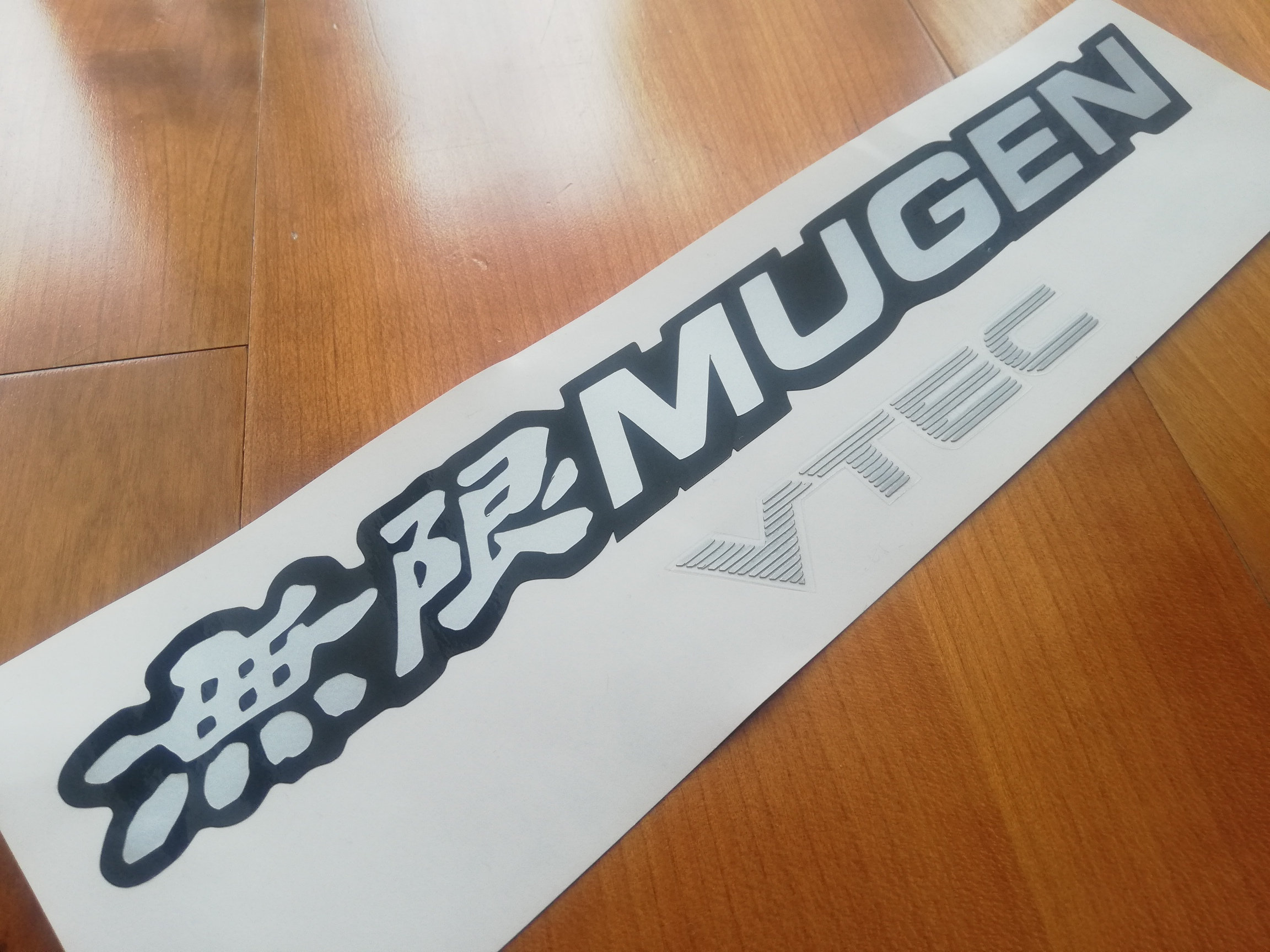 CRX Civic Mugen ED / EE Vtec - Rear Reproduction Decal Fits 88-91 B16 ...