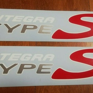 Integra DC5 Type S Decal Fits Integra K20 RSX Reproduction | Etsy