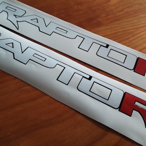 Aftermarket Red "r" Side Decals Pick-up - 4x4 off Road - Fits Raptor ...