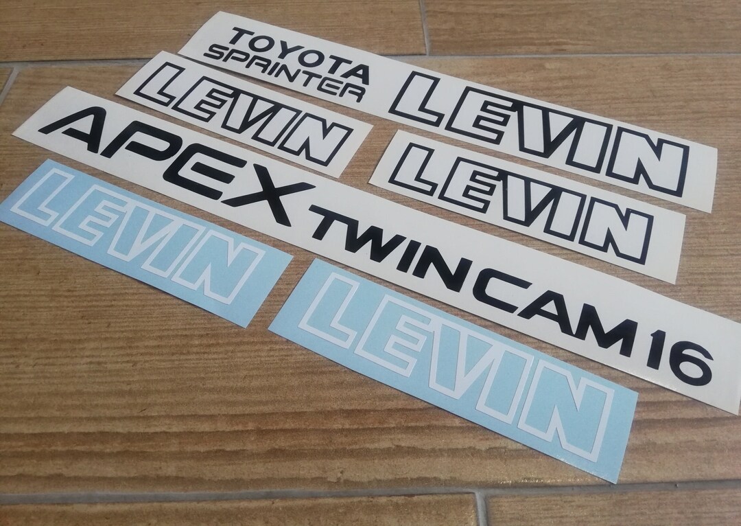 AE86 Corolla Levin Fits Apex Twin Cam 16 Sprinter Sticker Reproduction ...