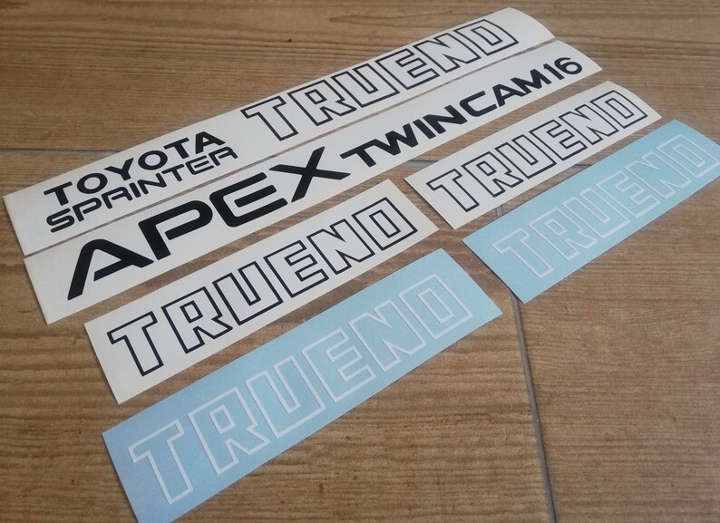 AE86 Corolla Apex Fits Trueno Twin Cam 16 Sprinter Sticker - Etsy