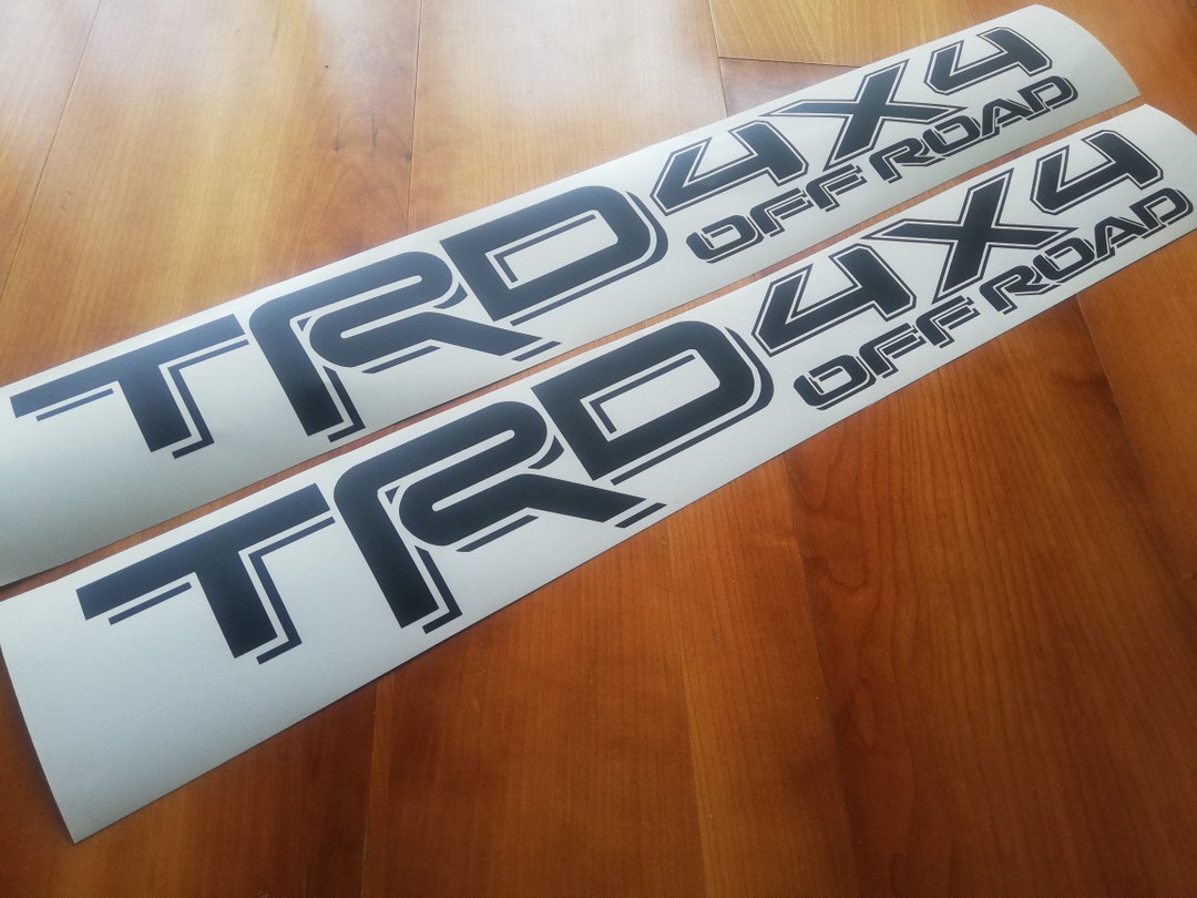 4x4 TRD Bedside Decals Pick-up - off Road - Fits Tacoma Tundra ...