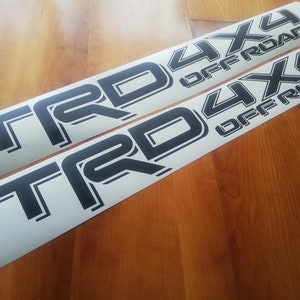4x4 TRD Bedside Decals Pick-up - off Road - Fits Tacoma Tundra ...