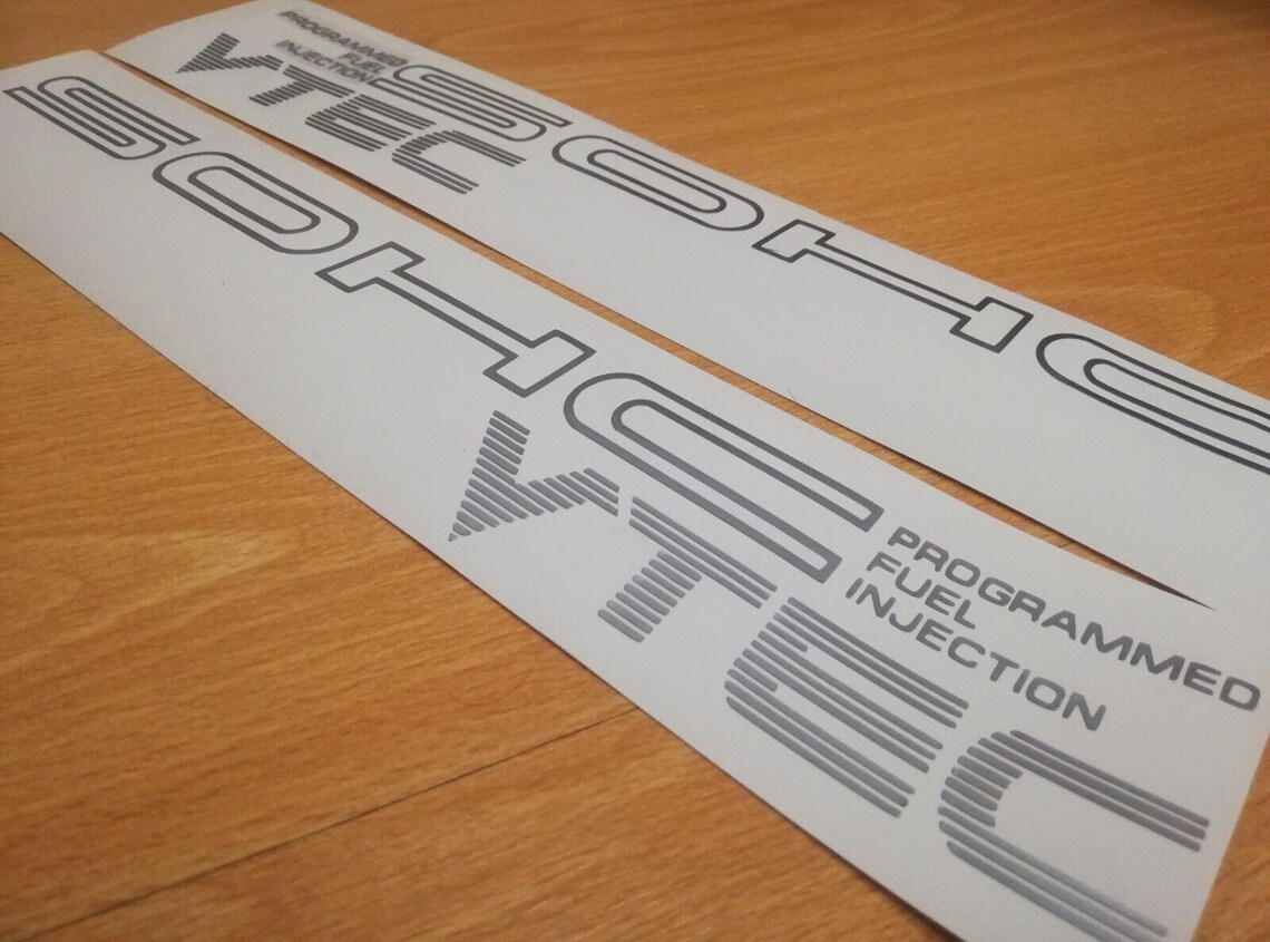 EF Civic CRX Side Sticker 88-91 SOHC Pgmfi Vtec Decal - Etsy