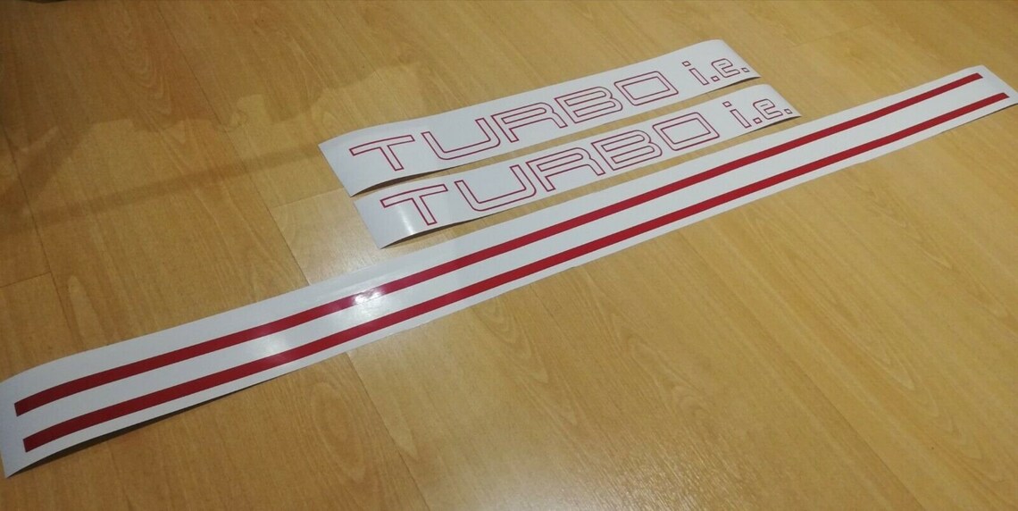 Uno Turbo I.e - Fits Fiat Abarth Uno - Decals / Sticker Kit - Etsy