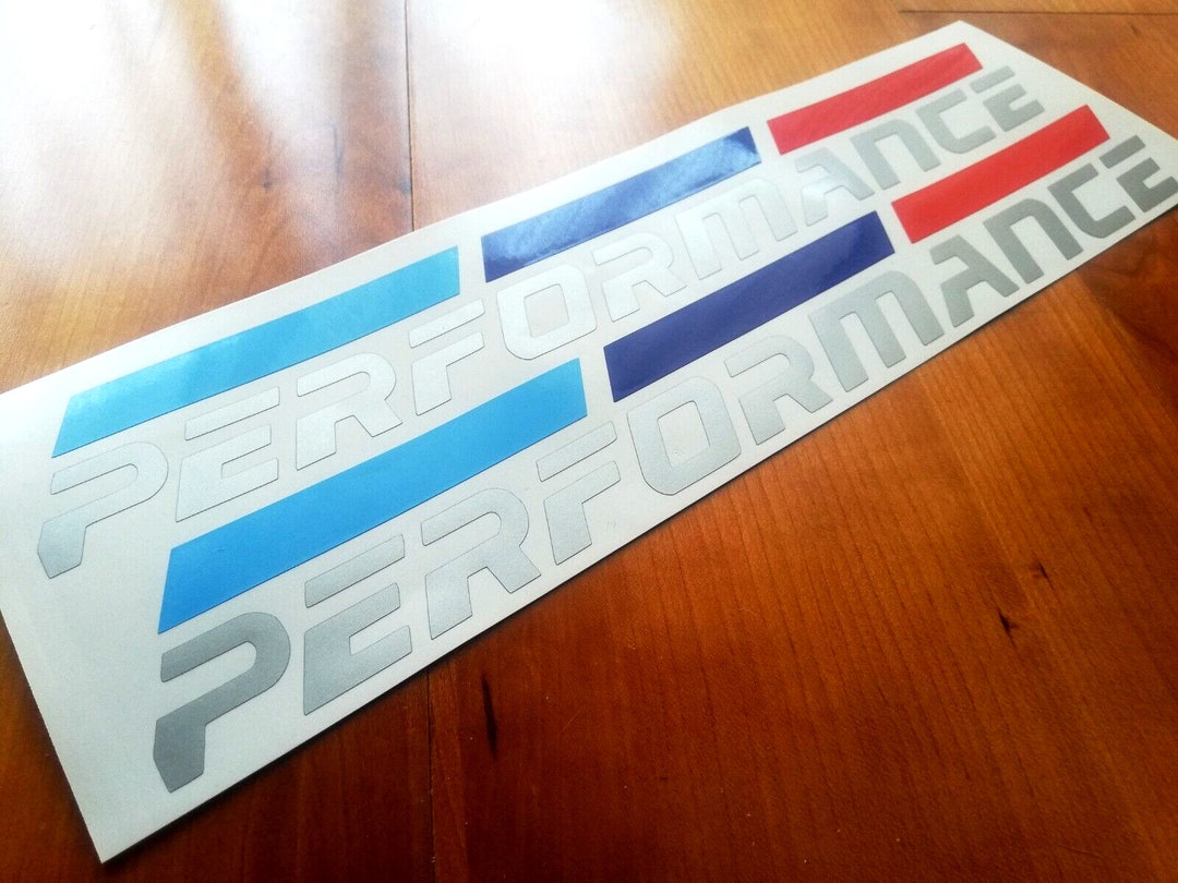 2x M-colored Side Decals - Fits M Performance BMW F33 E36 420i 123d M2 ...