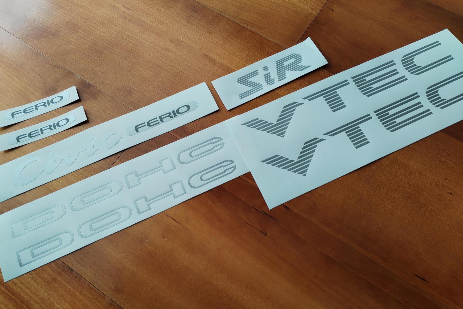 EG Ferio Sir Sticker Kit - Fits Civic EG Ferio - Side Rear Decal ...