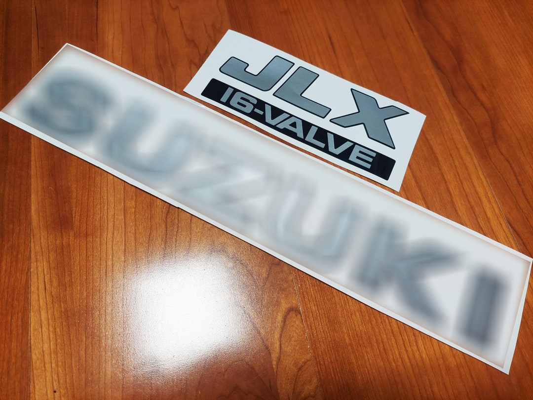 Vitara JLX 16 Valve Rear Decals Fits Vitara 1.6 Reproduction Sticker - Etsy