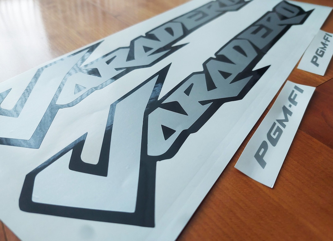 Decals Fits Varadero 1000 - 125 - Pgm-fi - Motorcycle - Bike - Stickers ...